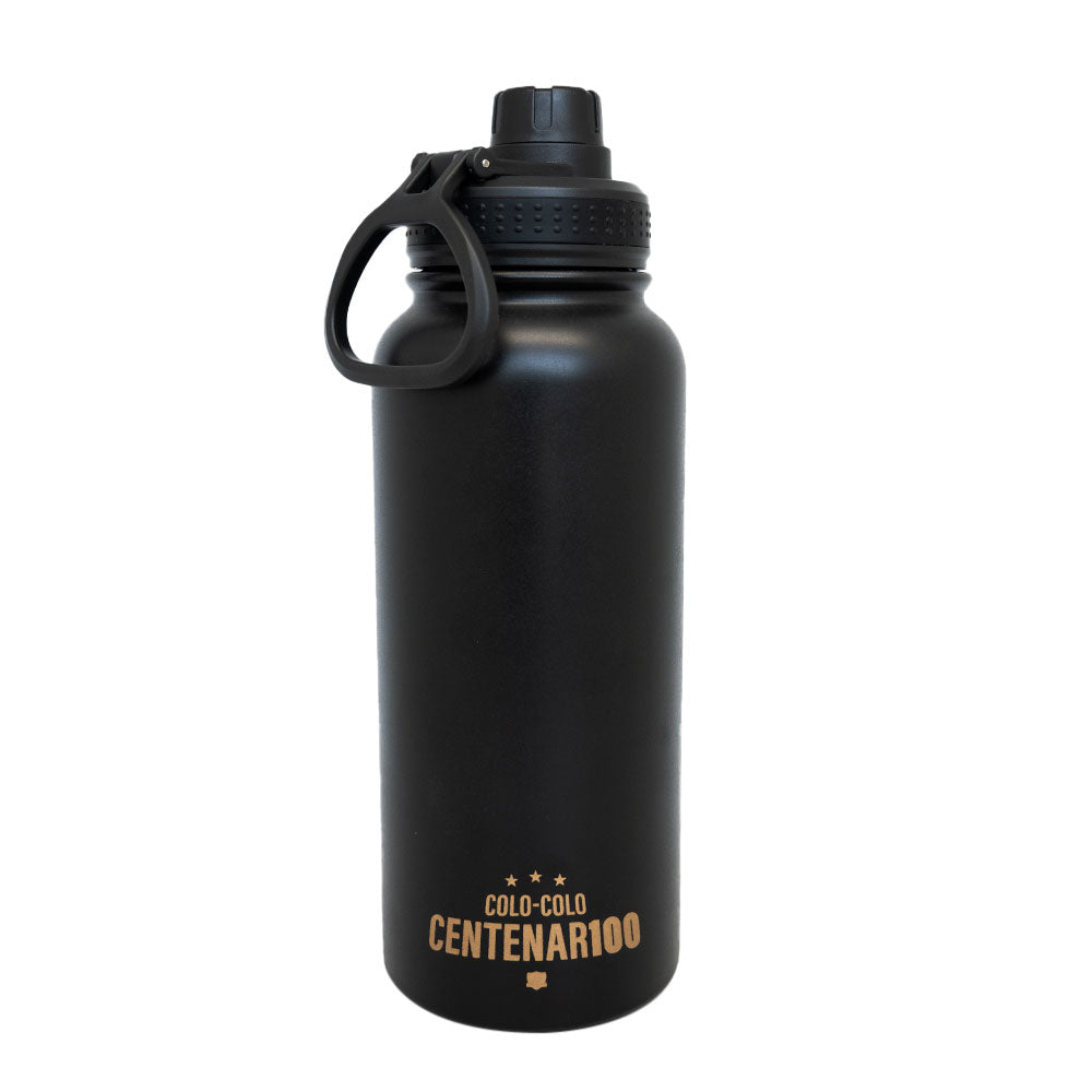 BOTELLA METALICA CENTENARIO COLO COLO – Titanio