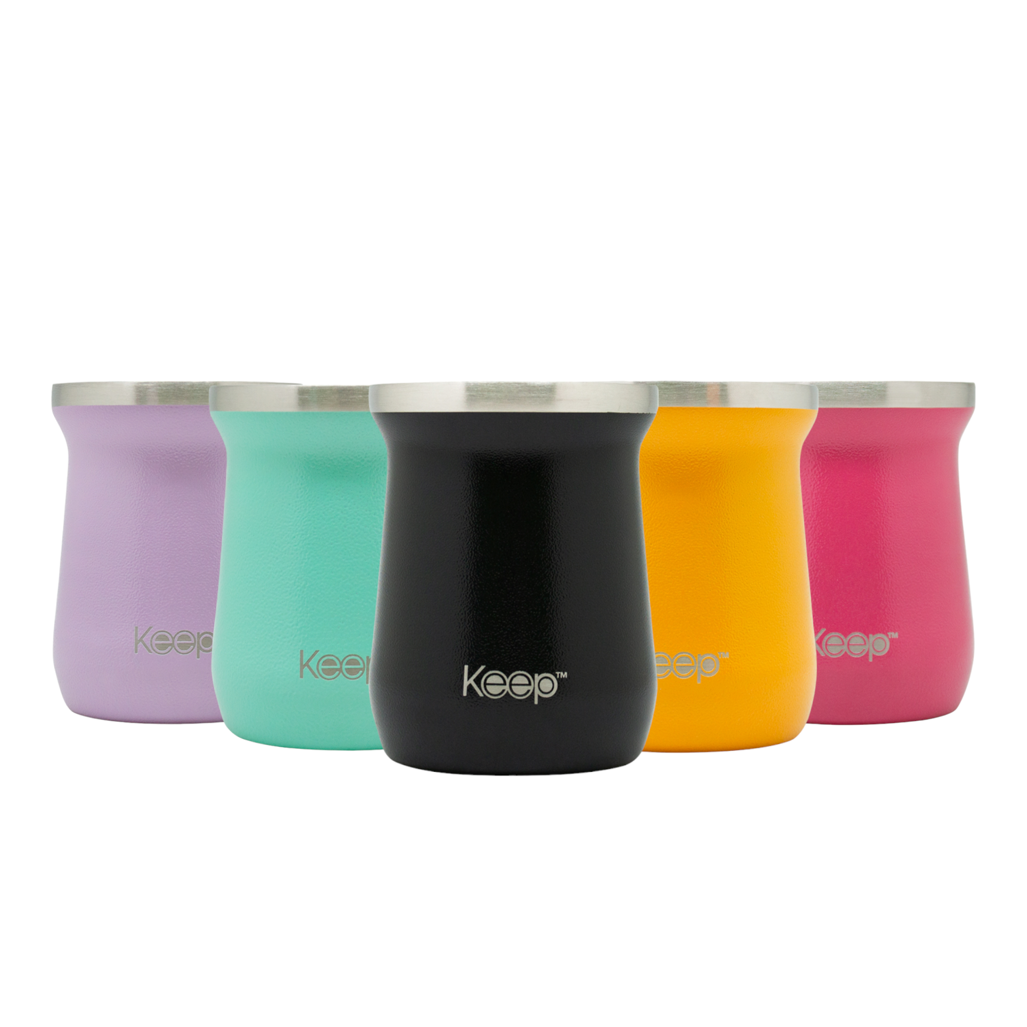 MATE CAJA HAMMERED KEEP – Titanio